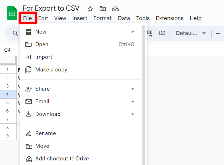 How to Save (Export) Google Sheets as CSV - Supatool